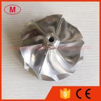 China GTA4718 95.00/117.57mm 6+6 blades Turbo aluminum 2618/milling/billet compressor wheel for sale