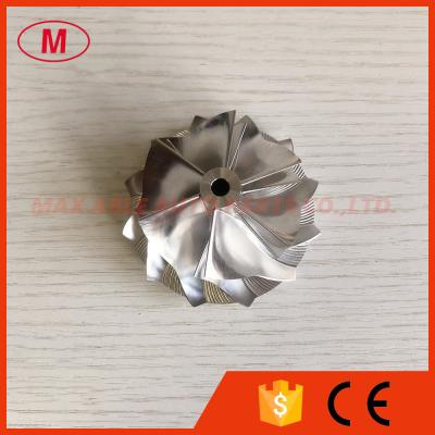 China GT15-25 49.62/61.98mm 6+6 blades Turbo milling/aluminum 2618/billet compressor wheel for sale