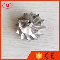 China T04S 48.80/70.00mm 6+6 blades high performance turbo aluminum 2618/milling/Billet compressor wheel for sale