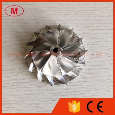 China TD06 62.30/86.15mm 7+7 blades forward high performance turbo milling/aluminum 2618 /billet compressor wheel for Racing for sale