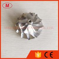 China GT4088R 63.50/88.25mm 451583-0004 6+6 blades high performance Turbocharger milling/aluminum 2618/billet compressor wheel for sale