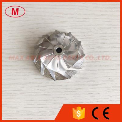China T25 445436-0011 42.56/60.13mm 11+0 blades turbo milling/aluminum 2618/billet compressor wheel for 454154-0001 Coupe for sale