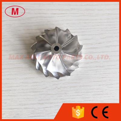 China GT15-25 44.92/56.08mm 7+7 blades turbo milling/aluminum 2618/billet compressor wheel for sale