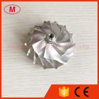 China T04E 7+7 blades 53.87/76.07mm 448048-0004 performance Bullet Head turbo milling/aluminum 2618/billet compressor wheel for sale