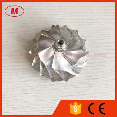 China T04E 7+7 blades 53.87/76.07mm 448048-0004 performance Bullet Head turbo milling/aluminum 2618/billet compressor wheel for sale