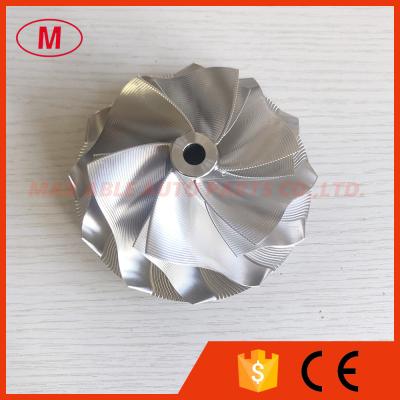 China GT42 80.00/106.50mm 6+6 blades point milling high performance turbo milling/aluminum 2618 /billet compressor wheel for sale