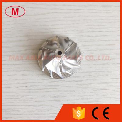 China KP39 35.99/48.00mm 6+6 blades turbo milling/aluminum 2618/billet compressor wheel for sale