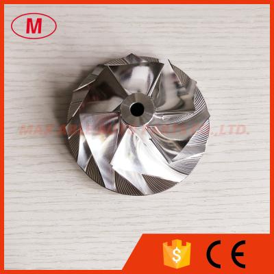 China HX40 3599550 60.00/86.01mm 6+6 blades Turbocharger milling/Aluminum 2618/billet compressor wheel for 6CTAA for sale