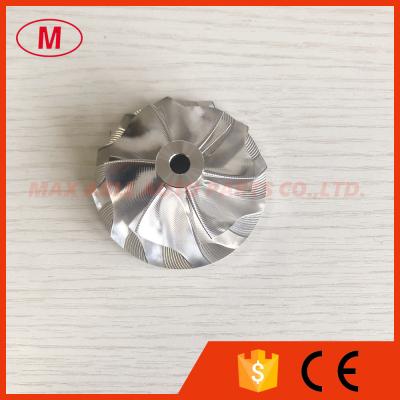 China RHF55 F55-22B 6+6 blades 48.10/62.00mm turbo milling/aluminum 2618/billet compressor wheel for 342726, NZI W1750018 for sale