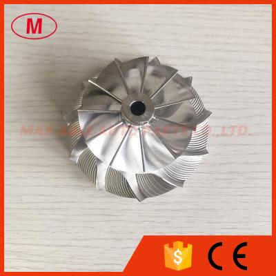 China S200 171861 57.29/80.57mm 11+0blades turbocharger milling/aluminum 2618/billet compressor wheel for 171857/171858/171859 for sale