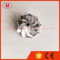 China G25-660 1380-1 54.28/67.40mm 9+0 Blades high performance turbo Milling/billet compressor wheel for 858161-5003S for sale