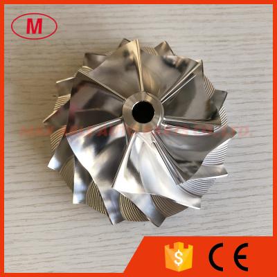 China HX60 4040285 80.00/113.01mm 7+7 blades high performance turbo milling/Aluminum 2618/billet compressor wheel for 4047148 for sale