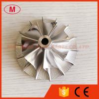 China 57.07/85.80mm 7+7 blades Turbo milling/aluminum 2618/billet compressor wheel Nose diameter:14.50mm for sale