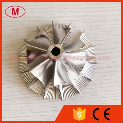 China 57.07/85.80mm 7+7 blades Turbo milling/aluminum 2618/billet compressor wheel Nose diameter:14.50mm for sale