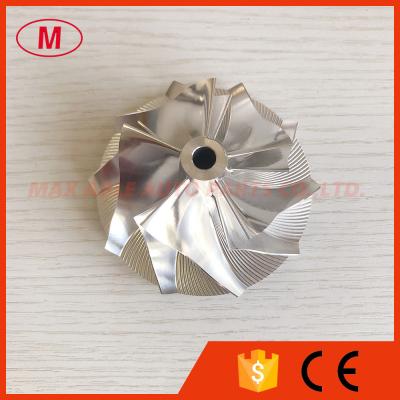China HX35 53.88/78.00mm 5+5 blades high performance turbo Billet/milling/aluminum 2618 compressor wheel for sale