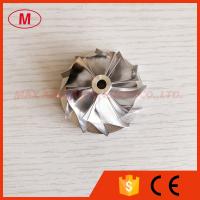 China GT15-25 6+6 blades 40.58/52.00mm high Performance milling/aluminum 2618/billet compressor wheel for sale