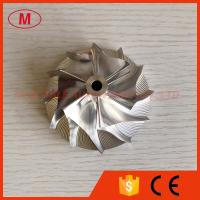 China T04E 48.56/74.99mm 6+6 blades 442293-0009 performance milling/aluminum 2618/billet compressor wheel for 452003-0001 for sale