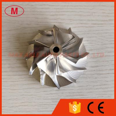 China T04E 48.56/74.99mm 6+6 blades 442293-0009 performance milling/aluminum 2618/billet compressor wheel for 452003-0001 for sale