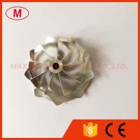 China RHF5 46.02/58.00mm 9+0 blades high performanceTurbocharger milling/aluminum 2618/Billet compressor wheel for sale