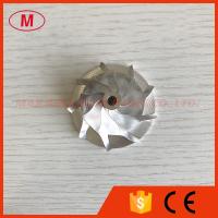 China 31.60/46.00mm 9+0 blades point milling high performance milling/aluminum 2618/billet compressor wheel for sale
