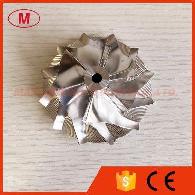 China T04E 6+6 blades 54.30/82.00mm turbocharger milling/aluminum 2618/billet compressor wheel for sale