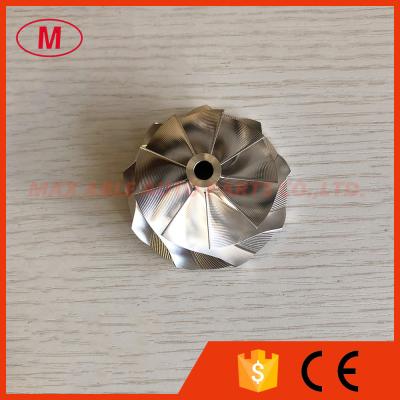 China G25-550 48.35/60.00mm 9+0 Blades Point milling turbo aluminum 2618/Milling/billet compressor wheel for 871389-5004S for sale