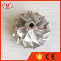 China HX60 3531538 76.00/109.00mm 7+7 blades high performance turbo milling/Aluminum 2618/billet compressor wheel for 4045532 for sale