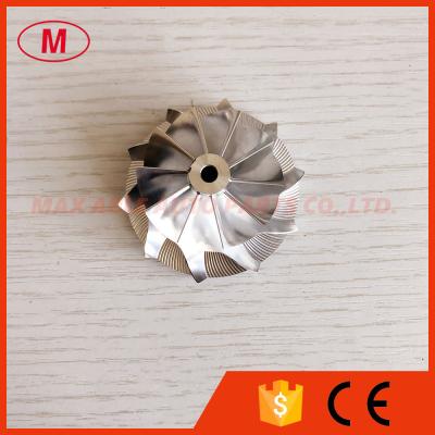 China GT12 36.35/49.00mm 10+0 blades high performance Turbo milling/aluminum 2618/billet compressor wheel for sale
