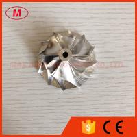 China GT15-25 43.20/60.00mm 6+6 blades high performance turbo milling/aluminum 2618/BILLET compressor wheel for sale