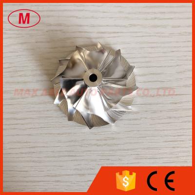 China GT15-25 43.20/60.00mm 6+6 blades high performance turbo milling/aluminum 2618/BILLET compressor wheel for sale