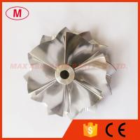 China GT15-25 reverse 49.62/61.00mm 6+6 blades Turbo milling/aluminum 2618/billet compressor wheel for sale