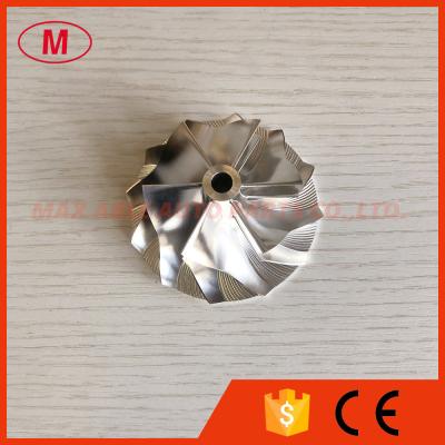 China CT26 49.70/67.40mm 6+6 blades turbocharger milling/aluminum 2618/billet compressor wheel for sale