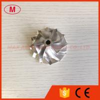 China CT20 17291-54060 38.69/57.00mm 6+6 blades high performance turbocharger milling/aluminum 2618/billet compressor wheel for sale