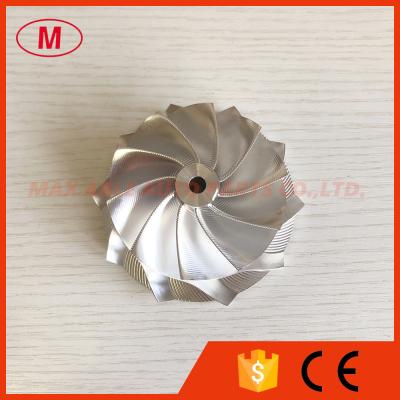 China GT3584R GEN II 69.30/86.44mm 10+0 blades point milling air curve performance aluminum 2618/billet compressor wheel for sale