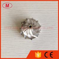 China GT15-25 11+0 blades 40.58/52.00mm high Performancemilling/aluminum 2618/billet compressor wheel for sale
