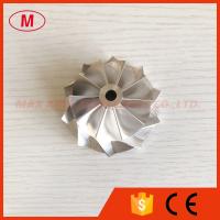 China TB25 46.50/60.13mm 10+0 blades turbo milling/aluminum 2618/billet compressor wheel for sale