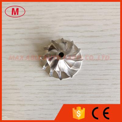 China KP31 6+6 blades 24.10/35.00mm high performance turbo milling/aluminum 2618/billet compressor wheel for sale