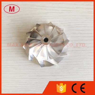 China GT28 49.70/67.40mm 10+0 blades  turbocharger milling/aluminum 2618/billet compressor wheel for 446179-0094/816366-0001 for sale