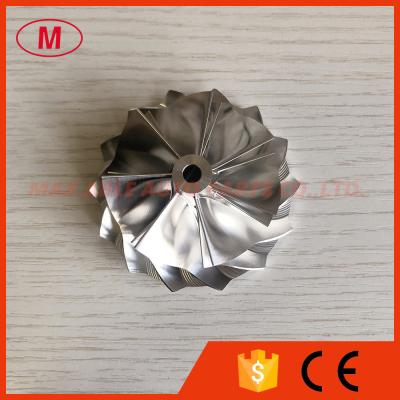 China GT15-25 51.03/61.98mm 7+7 blades Turbo aluminum 2618/milling/ billet compressor wheel for turbo for sale