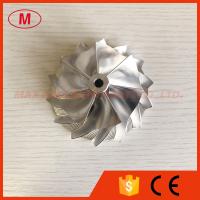 China GTX3582 reverse 9833-2 62.45/82.36mm 7+7 blades high performance racing  Billet/milling/aluminum 2618 compressor wheel for sale