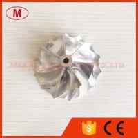 China GTX3076 reverse 58.00/76.13mm 7+7 blades high performance turbo milling/aluminum 2618/billet compressor wheel for sale
