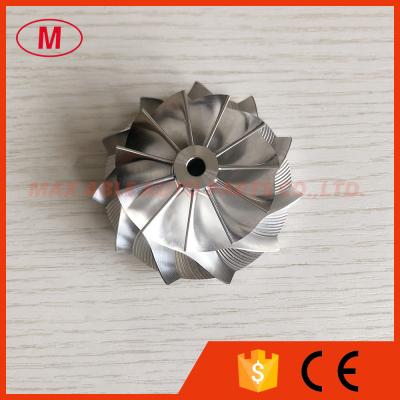 China TD04 45.47/60.48mm 11+0 blades high performance turbocharger milling/aluminum 2618/billet compressor wheel for sale