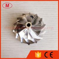 China K26 55.40/77.00mm 7+7 blades performance turbo milling/aluminum 2618/billet compressor wheel for sale