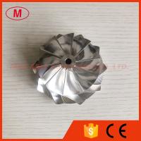 China GTW3884R forward 2266-3 67.27/84.40mm 10+0 blades high peroformance turbo milling/aluminum 2618/billet compressor wheel for sale