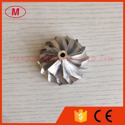 China KP39 36.50/49.00mm 7+7 blades high performance turbocharger milling/aluminum 2618/billet compressor wheel for sale