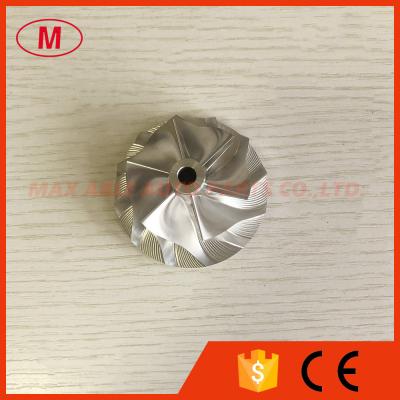 China RHF55 CIES 43.15/59.94mm 6+6 blades Turbo milling/aluminum 2618/billet compressor wheel for ISUZU for sale