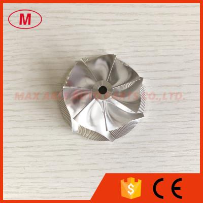 China TD04HL 20T 49189-X 47.04/58.00mm 7+0 blades Turbocharger Milling/aluminum 2618/billet compressor wheel for 49189-07220 for sale