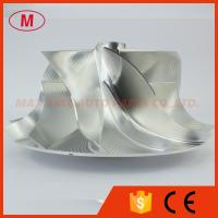 China S400 171691 74.53/101.44mm 6+6 blades high performance point milling Turbo milling/aluminum 2618/billet compressor wheel for sale