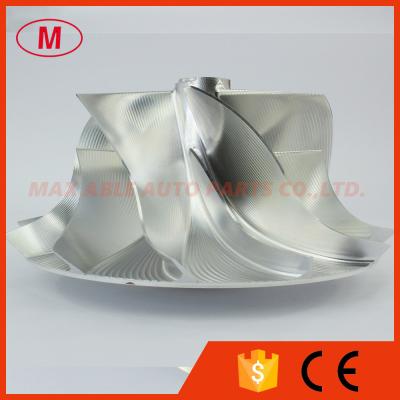 China S400 171691 74.53/101.44mm 6+6 blades high performance point milling Turbo milling/aluminum 2618/billet compressor wheel for sale