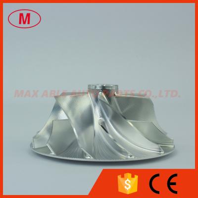 China HE221W 4040574 43.45/61.00mm 6+6 blades Point milling turbo milling/aluminum 2618/billet compressor wheel for HMFP for sale